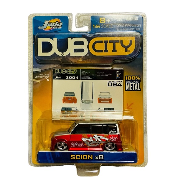 Jada Toys | Toys | Jada Dub City Scion Xb 64 Red Silver | Poshmark